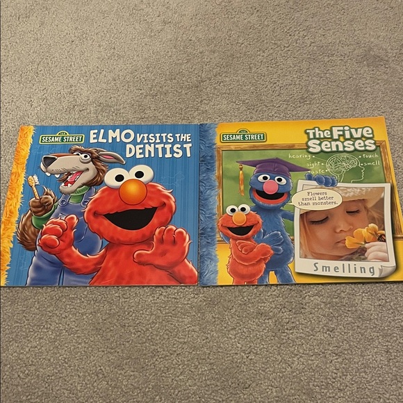 Sesame Street | Other | Sesame Street Elmo Book Bundleelmo Goes To The ...